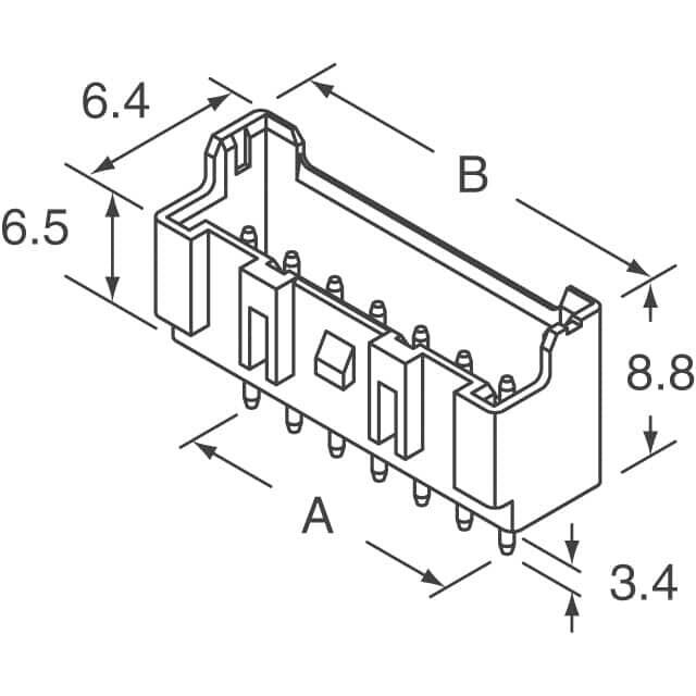 B03B-XASK-1(LF)(SN) JST - Konnektör - e-komponent.com