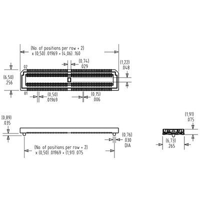 LSH-020-01-G-D-A-K-TR Samtec - Konnektör - e-komponent.com